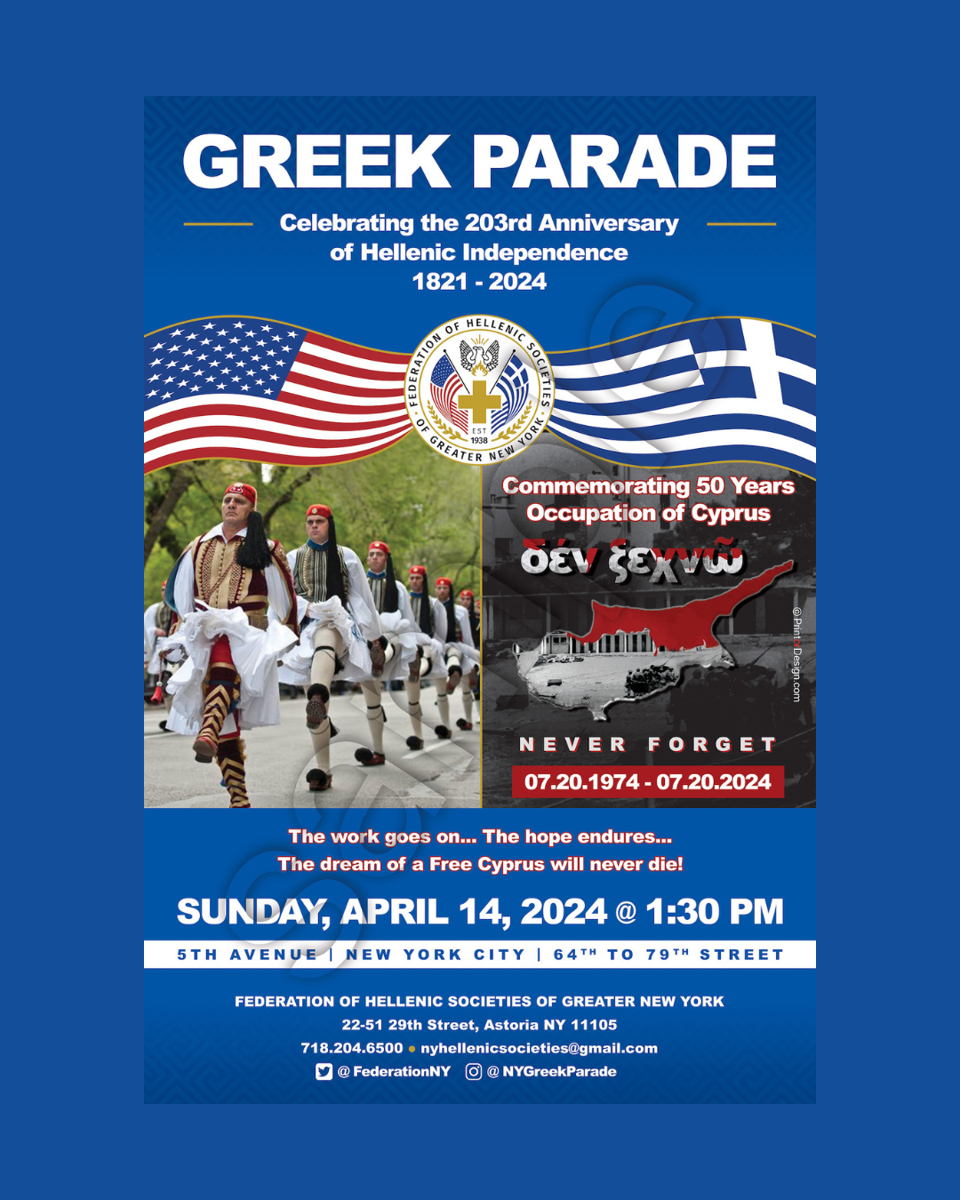 Greek Parade – 203rd Anniversary of Hellenic Independence - Greek News USA