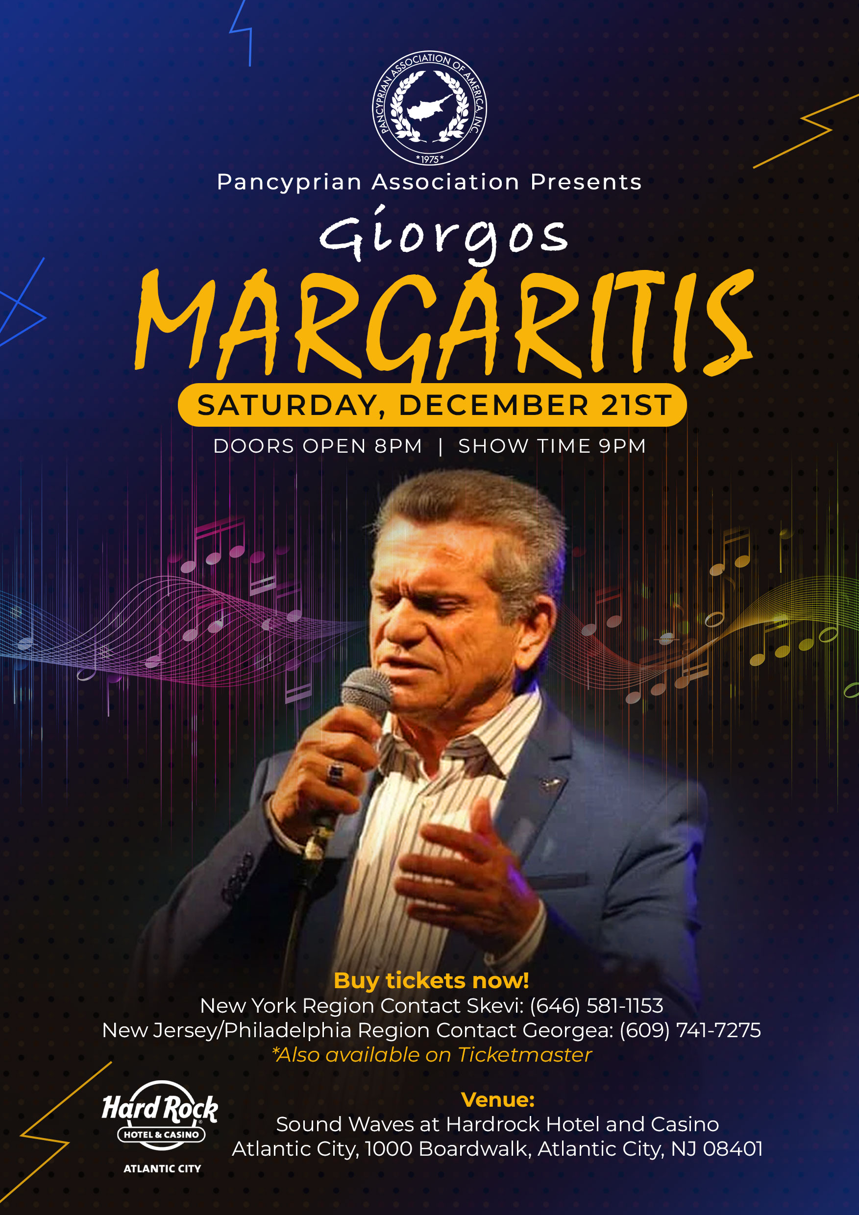 Giorgos Margaritis Live – Atlantic City, NJ - Greek News USA