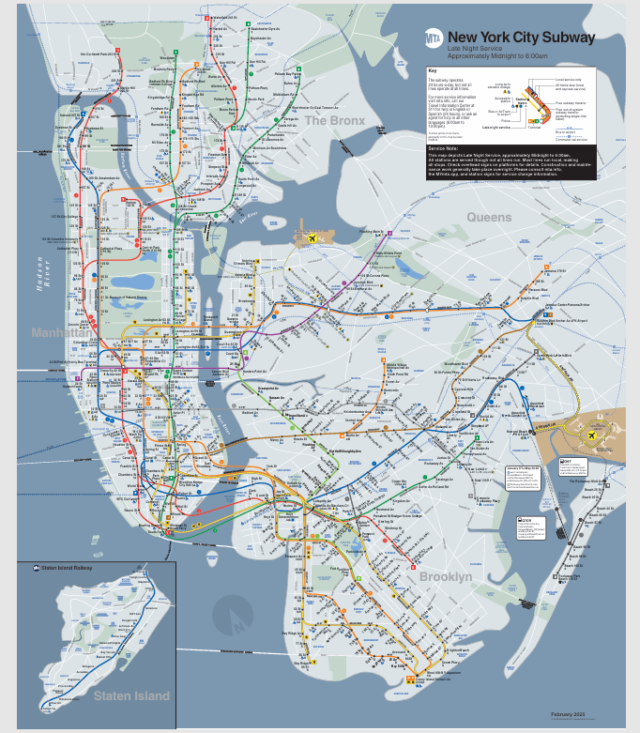 MTA Unveils First Fully Redesigned Subway Map in Half a Century - Greek ...
